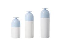 China 30m 50ml 100ml 150ml 200ml PCR Airless Bottles For Creams Lotions Center Hole Output for sale