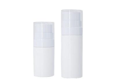 China Reusable Airless Pump Bottles For Creams Lotions Refillable System 30ml 50ml for sale