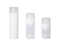 China Allplastic Airless Lotion Pump Bottles For Creams Metal Free 15ml 30ml 50ml for sale