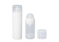China Allplastic Airless Lotion Pump Bottles For Creams Metal Free 15ml 30ml 50ml for sale