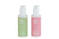 China 100ml PMU inorganic biodegradable packaging bottle with 0.5cc or 1cc PCR lotion cream pump for sale