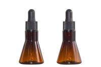 China 20ml Dropper Bottles Brown Container Amber Cosmetic Essence Packaging UKD05 for sale