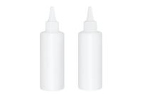 China Essence Liquid Lotion Pump Bottle 200ml PE Hair Care Packaging for sale