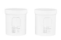 China 450g PP Facial Mask Cosmetic Cream Jars With Aluminum Foil Gasket Sealing for sale