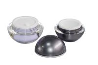 China Round Acrylic cream Jar 15ml 30ml   50ml for sale