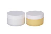 China 100g Customized Color and Cus[tomized Logo Cream Jar Containers With Plastic Scraper Packaging UKC19 for sale