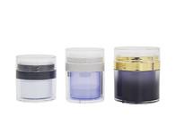 China 15g/30g/50g Customized Color And Logo Press Down Airless Cream Jar Skin Care Packaging UKC42 for sale