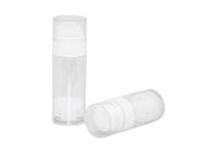 China UKA69 All Plastic Airless Bottle Clear PET Plastic Pump Bottles 50ml 80ml For Hair Care for sale