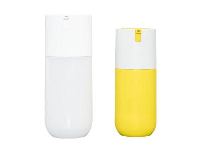 China UKA63 Press PETG Airless Pump Bottle 30ml 50ml Container For Sunscreen Cream Packaging for sale