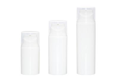 China UKA66 Recycle PP Large Mouth Airless Pump Head 15ml 30ml 50ml Vacuum Bottle For Lotion Packaging for sale