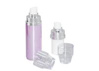 China UKA60 Luxury Two End Dual Chamber 15ml*2 Airless Lotion Bottle ABS AS Container for sale