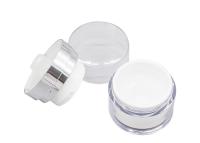 China UKA46 Refillable Airless Cream Jar Acrylic Cream Bottle 15g 30g 50g For Personal Skin Care Packaging for sale
