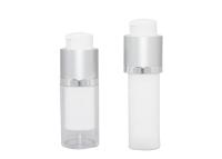 China UKA32 Twist Up Acrylic Airless Pump Round Bottle 15ml 30ml 50ml For Cosmetic Skin Care Packaging for sale