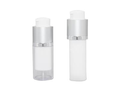 China UKA32 Twist Up Acrylic Airless Pump Round Bottle 15ml 30ml 50ml For Cosmetic Skin Care Packaging for sale