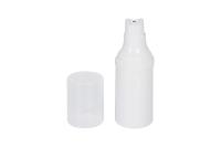 China 15ml 20ml 25ml 30ml Airless Pump Bottles With Transparency Lid For Cosmetic Packaging for sale