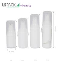 China 15ml 20ml 25ml 30ml Airless Pump Bottles With Transparency Lid For Cosmetic Packaging for sale
