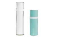 China 30ml 50ml Refillable PET Airless Pump Bottles Improved Performance 100% PCR for sale