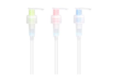China All Plastic Lotion Dispenser Pump Recycable 24mm 28mm Neck 2cc Dosing Left Right Lock for sale