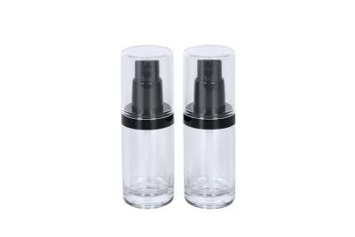China 30ml PETG Foundation Bottle Empty Round Lotion Bottle Skin Care Packaging UKE06 Hair Care for sale