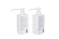 China 500ml Hand Sanitizer Round Shape HDPE Bottle PP Pump Skincare Packaging UKH11 for sale