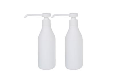 China 400ml Customized Color And Logo HDPE Shampoo / Lotion Pump Bottle Skin Care Packaging UKH13 for sale