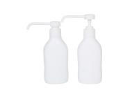 China 200ml HDPE Round shape Shampoo / Lotion Pump Bottle Health Care Packaging UKH14 for sale