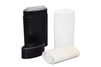 China Oval Deo Stick Packaging Empty Container PP Eco Friendly 15g 50g 75g Economic for sale
