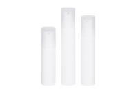 China 5ml/8ml/10ml Mini Cosmetic Containers Lotion White Trial Airless Bottle Skin Care Packaging UKT05 for sale