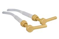 China Gold Sauce Dispenser Pump 38-400  15cc and 30cc with Curved straw   GOLD SAUCE PUMPS FOR 64 – 90.4 OZ BOTTLES for sale