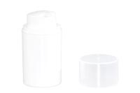 China Plastic PP Airless Pump Bottles For Cosmetics 50ml 80ml 100ml 120ml for sale