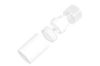 China Plastic PP Airless Pump Bottles For Cosmetics 50ml 80ml 100ml 120ml for sale