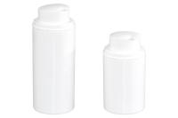 China Plastic PP Airless Pump Bottles For Cosmetics 50ml 80ml 100ml 120ml for sale