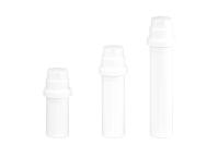 China 15ml 30ml 50ml Airless Pump Container Left Right Lock No Covers Attractive Packaging For Cosmetics for sale