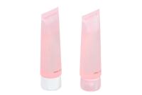 China Sugarcane Flexible Cosmetic Tube 100ml Jellyfish Style All-Plastic Or Electroplating Screw Cap for sale