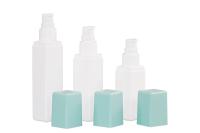 China Sleep spray bottle 50ml 75ml 90ml Square PE lotion or spray bottle for sale