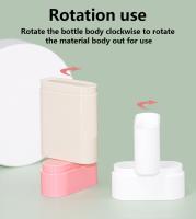China PP PCR Bottom Rotation Sunscreen Stick Deodorant Packaging Container 10g 15g for sale