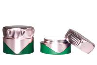China Innovative packaging cream bottle, one click open design cosmetic jar PETG 30g  50g for sale