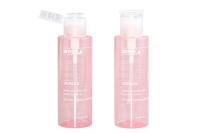 China 200ml PET Nail Polish Remover Pump Bottle  Custom Logo pink color bottle for sale