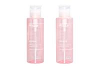 China 200ml PET Nail Polish Remover Pump Bottle  Custom Logo pink color bottle for sale