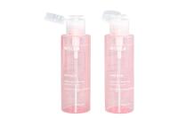 China 200ml PET Nail Polish Remover Pump Bottle  Custom Logo pink color bottle for sale