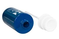 China Nail Polish Remover Pump Bottle 24-410 Plastic for 300ml PCR packaging PET Blue color bottle for sale