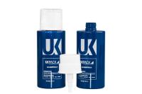 China Nail Polish Remover Pump Bottle 24-410 Plastic for 300ml PCR packaging PET Blue color bottle for sale