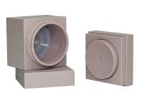 China PMMA Square Airless Pump Jar 50g High-End Luxury Cosmetic Packaging for sale