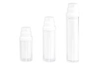 China 15ml/30ml/50ml AS+PP Airless Lotion Bottle Skin Care Packaging Essence Suncreen Airless Pump Bottle UKA78 for sale