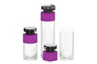 China 15ml/30ml/50ml AS Airless Lotion Bottle Skin Care Packaging Customized Surface with additional  plug UKA80 for sale