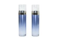 China 50ml + 50ml PMMA Double Tube Essence Bottle Lotion Pump Bottle UKL10F for sale