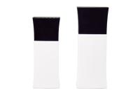 China 30ml/50ml PE Square Shape Sunscreen Hand Cream Lotion Bottle UKL33D for sale