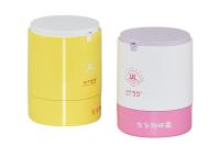 China Recyclable Rotating Tubeless Pump Head Airless Cream Jar Skin Care Packaging UKA74 for sale