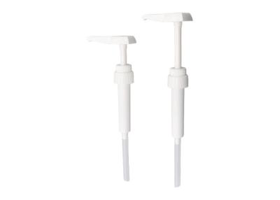 China 15ml / 30ml PP White Square Head Sauce Dispenser Pump Food Sauce Dispenser Pump UKR30 38-410 for sale