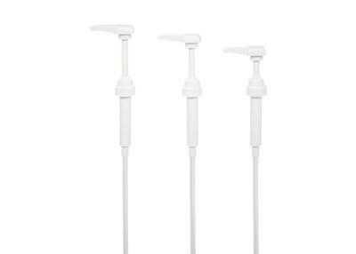 China 28-400 Closure Square Head Syrup Sauce Dispenser Pump PP White 5ml 8ml 10ml Output for sale